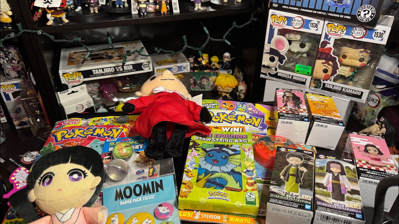 UK Trip Haul - Demon Slayer, Moomins, Pokémon, Cowboy Bebop - YouTube