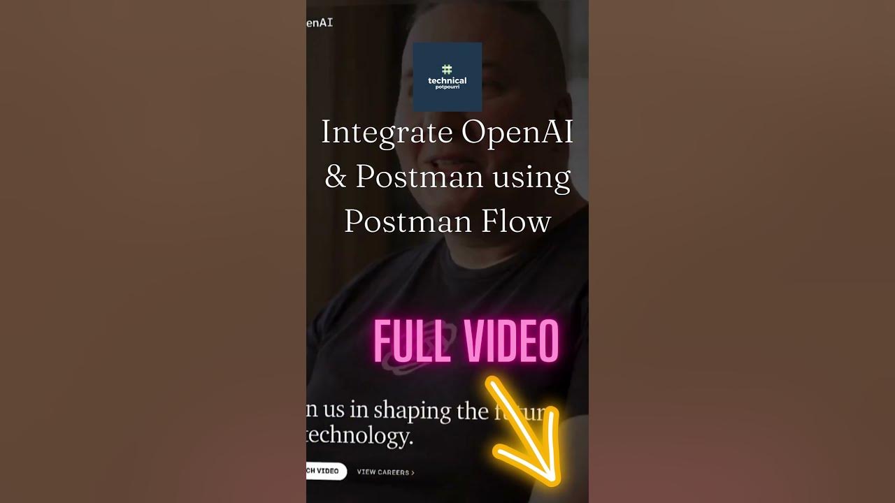 #OpenAI #Postman #Integration: How to use OpenAI to communicate with Postman #shorts - YouTube