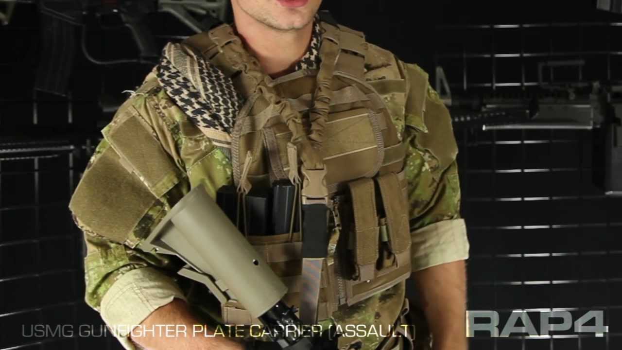USMG Gunfighter Plate Carrier (Assault Package) - YouTube