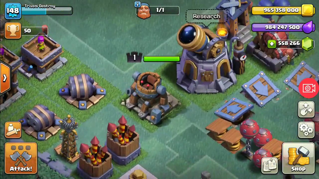 How to Update Buildings Builder Hall Level 5 | Entertain Video Only Bro ...