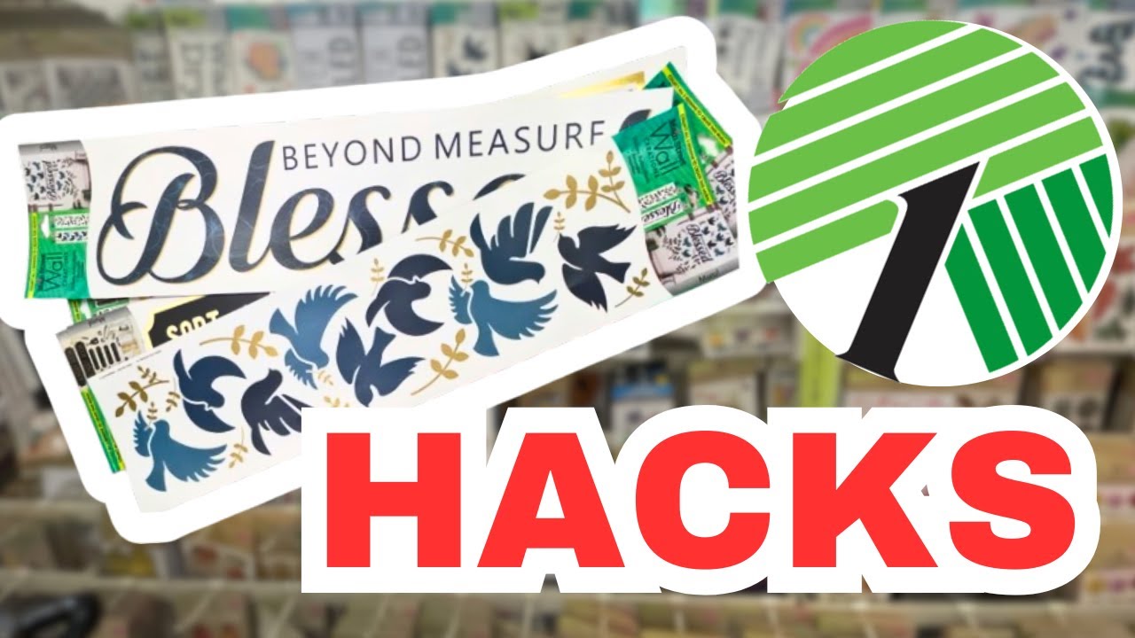 GENIUS WAYS TO USE THESE DOLLAR TREE WALL STICKERS HOME DECOR - YouTube