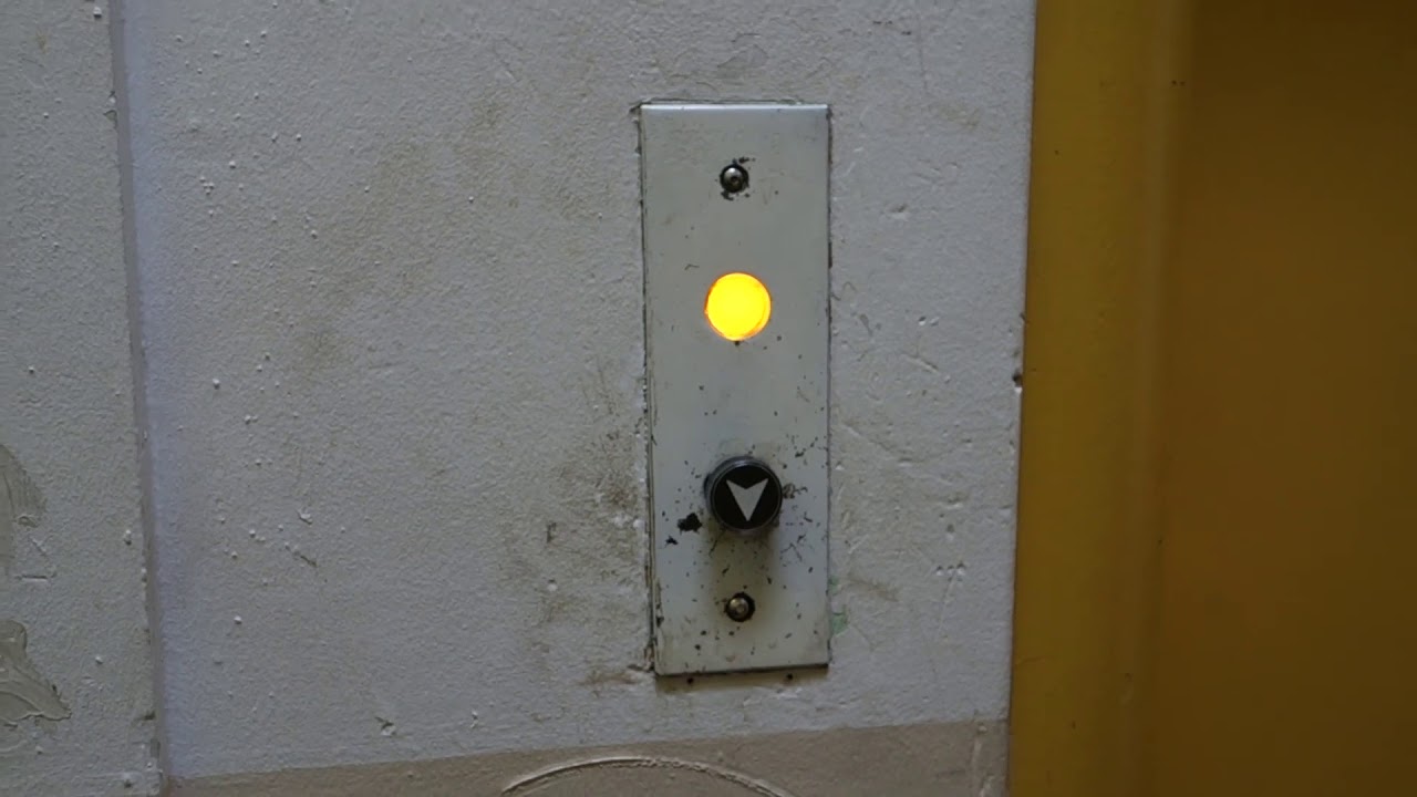 EPIC, ANTIQUE 1950s Otis Black Button Traction Elevator at the Tooke ...