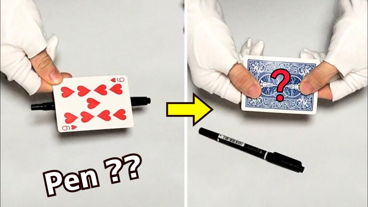 【Magic】[Power Card！] Making&Trick - YouTube