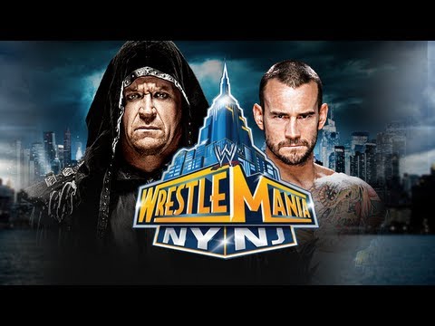 WRESTLEMANIA 29 - UNDERTAKER VS CM PUNK - STREAK MATCH! - YouTube