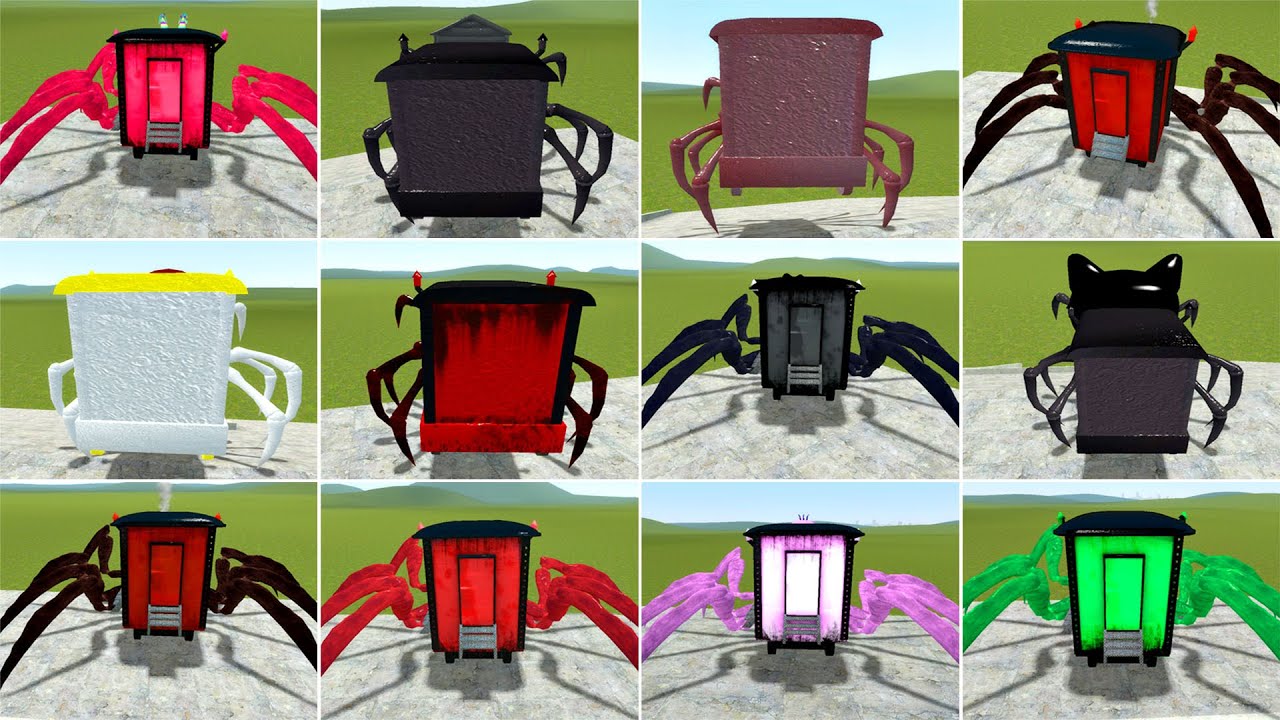 team choo choo charles vs trevor henderson creature and other monster ...