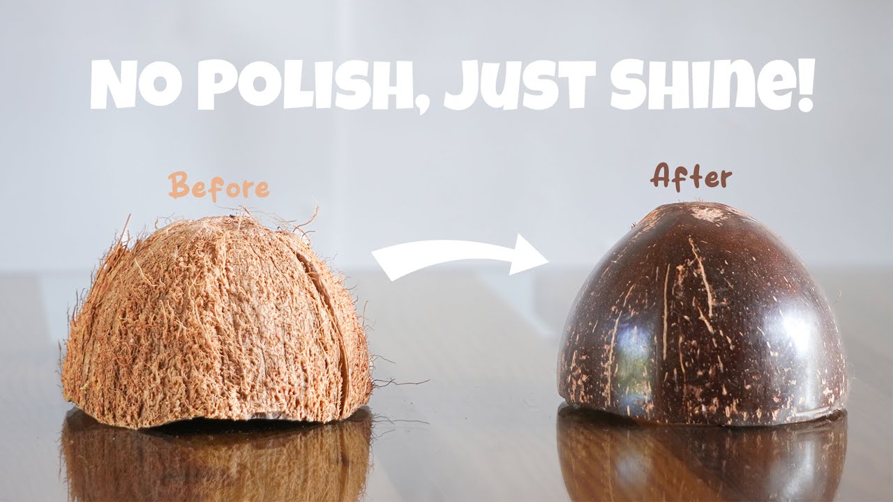 I Shined a Coconut Shell Without Any Polish! - YouTube