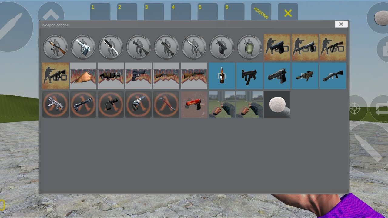 all weapons in mirrox mod - YouTube
