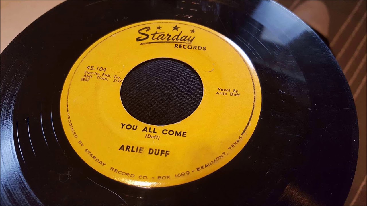 Arlie Duff - You All Come - 1953 Country - STARDAY 104 - YouTube