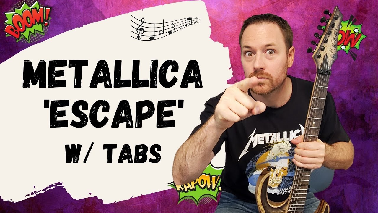 Metallica Escape Guitar Lesson + Tutorial - YouTube