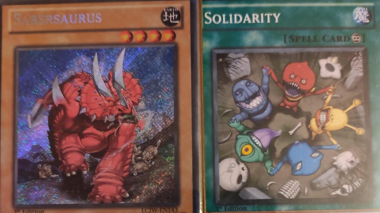 Yu-Gi-Oh! Edison Dino beat down deck profile! - YouTube