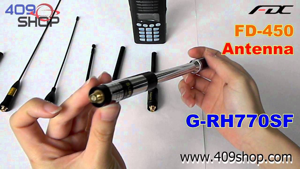 FDC FD-450A UHF 400-470MHz Antenna - YouTube