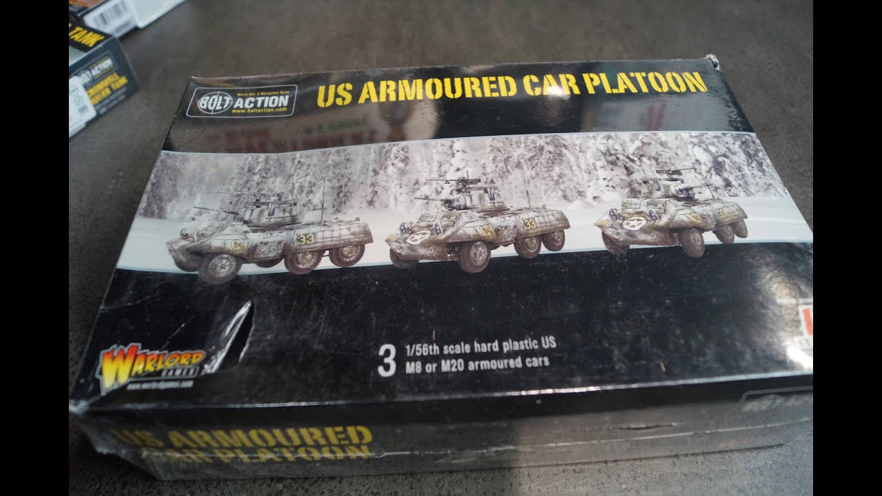 Review/Unboxing - Us Armoured Car Platoon Usa - Bolt action - YouTube