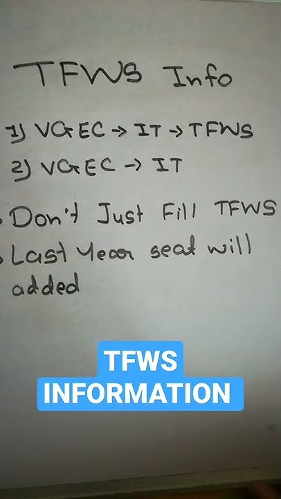 TFWS INFORMATION - YouTube