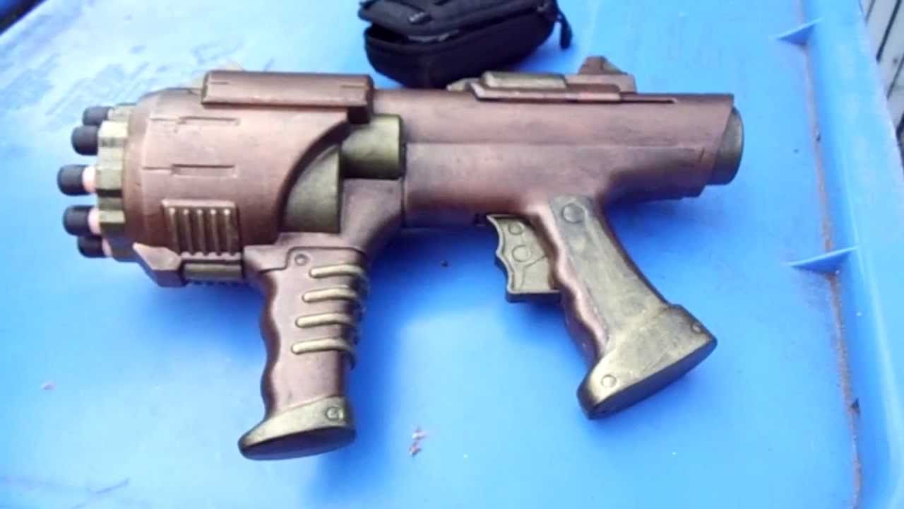 custom Steam punk nerf hyperfire - YouTube