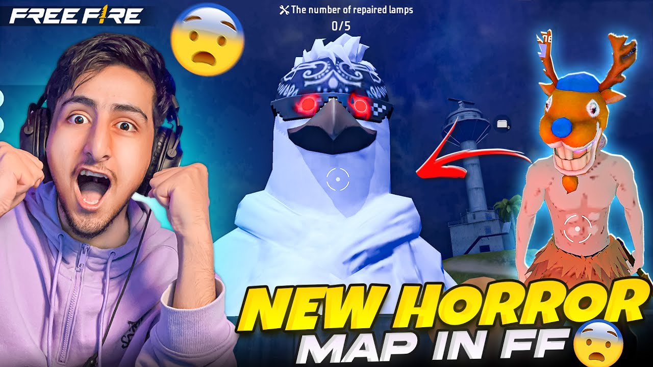 New Horror Map In Free Fire😨Soo Scary🤣Most Horrifying Map[A_s Gaming ...