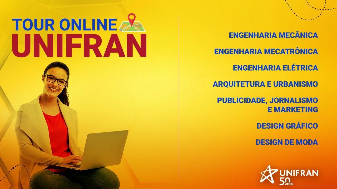 TOUR ONLINE UNIFRAN | 1º grupo de cursos - YouTube