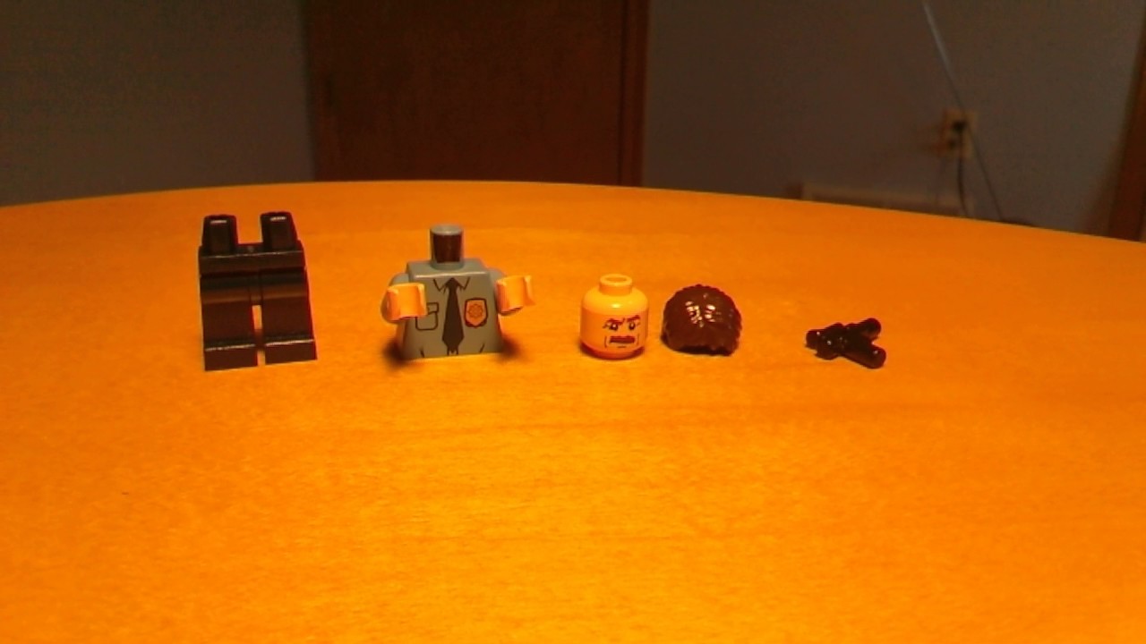 Lego custom Commissioner Gordon - YouTube