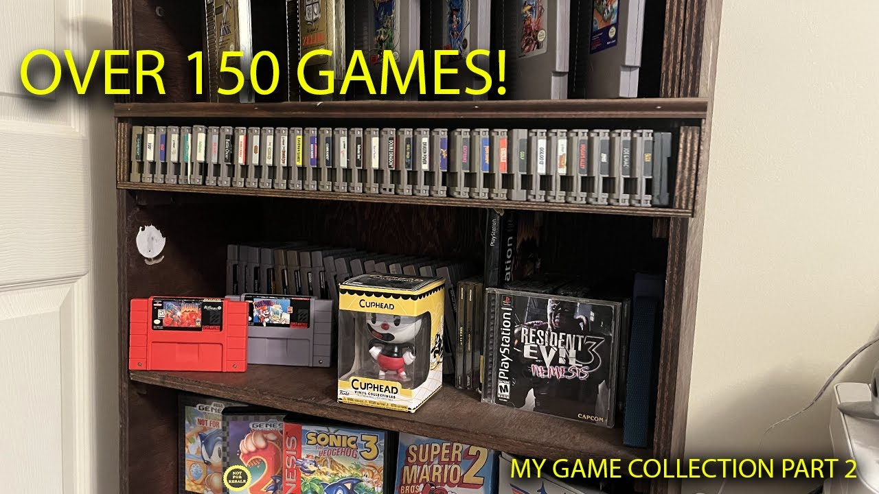 My Video Game Collection Part 2 - The Retro Games - YouTube