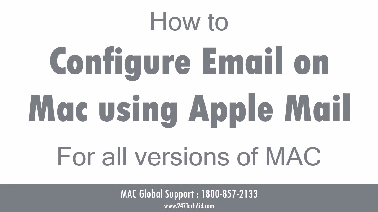 How to Configure Email on Mac Using Apple Mail - YouTube