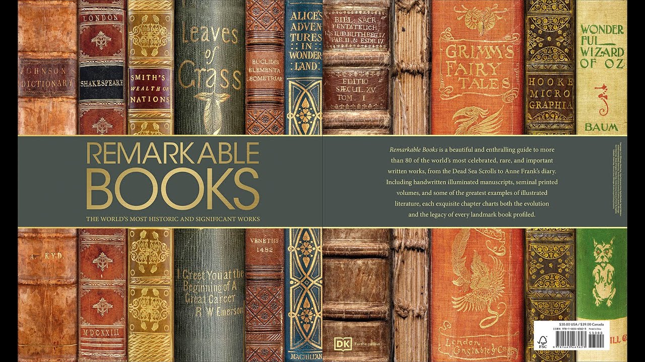 Remarkable Books: The World's Most Historic and Significant Works - YouTube