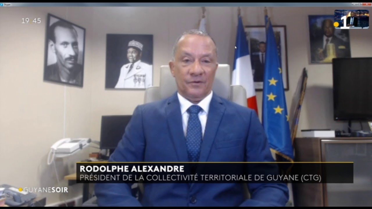 Rodolphe Alexandre, le président de la Collectivité territoriale de ...