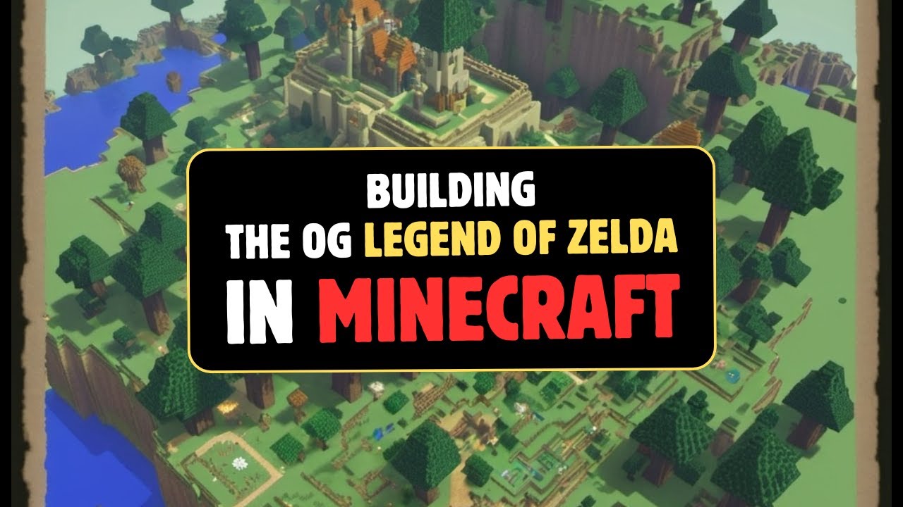 Building Zelda Overworld Map in Minecraft! Day 10 - YouTube