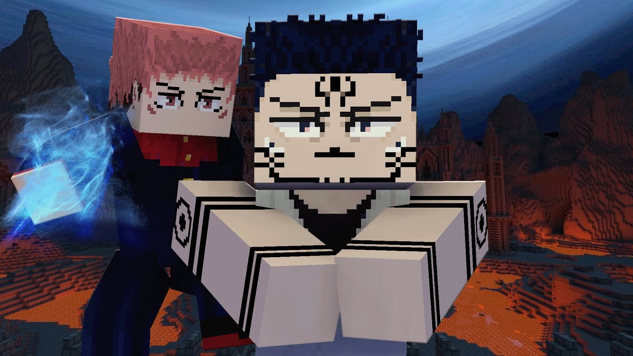 Fushiguro Sukuna Mob Battles - Minecraft Jujutsu Kaisen Mod - YouTube