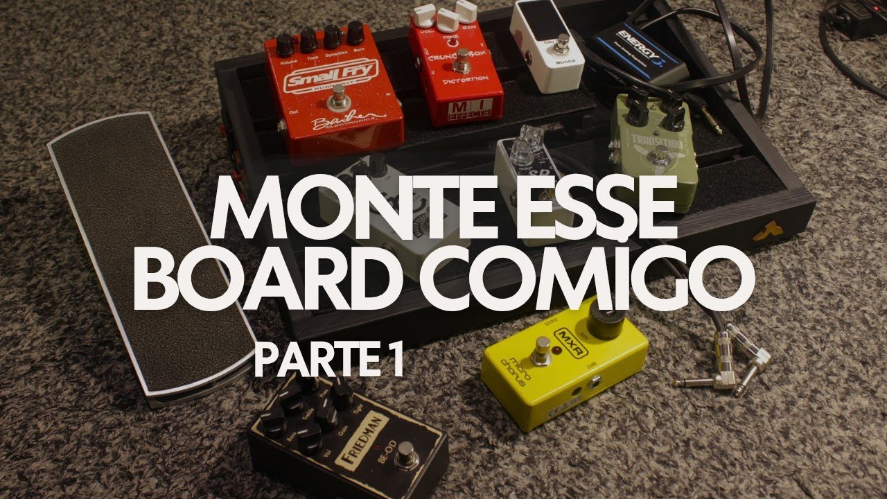 Montando um Pedalboard do zero | Vamos montar juntos. Board CAVE, fonte ...
