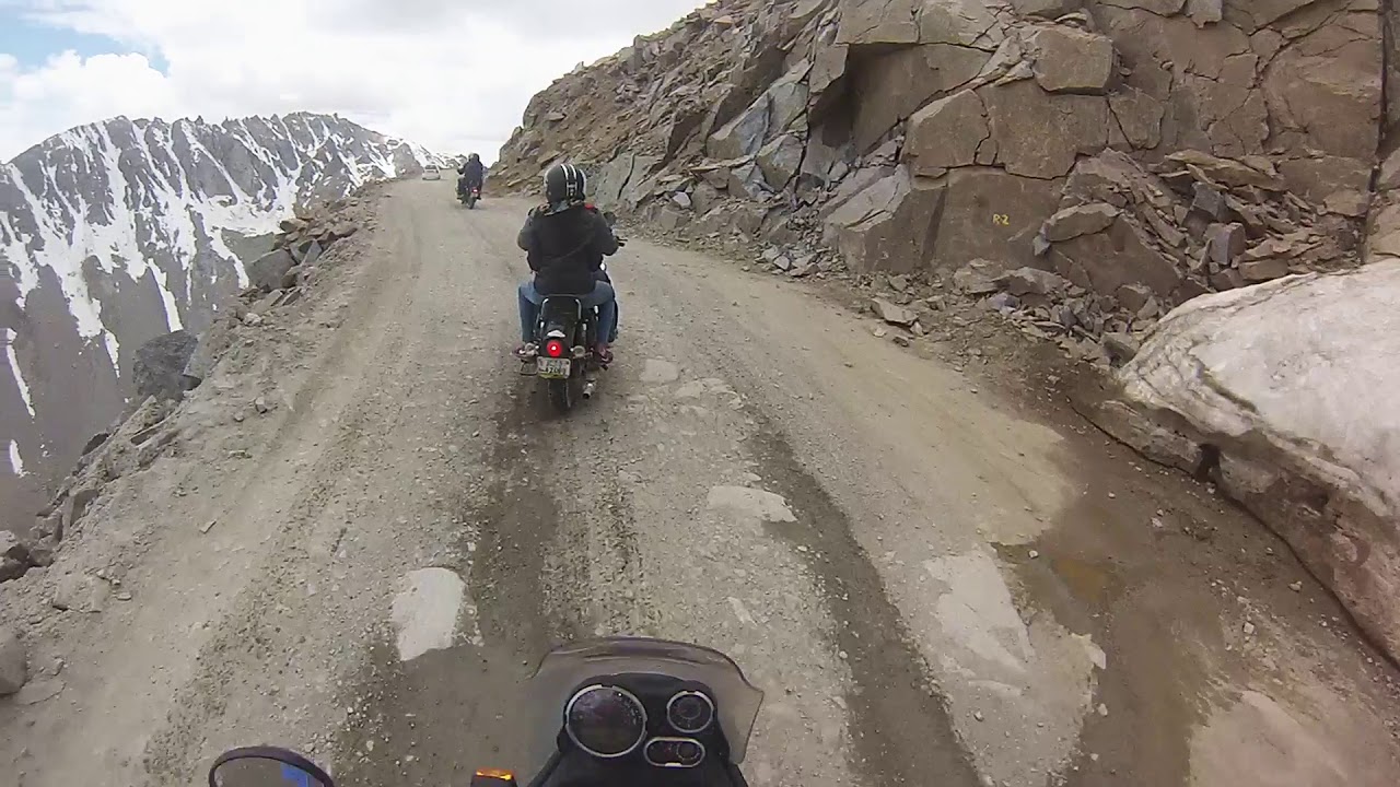 Khardung la Pass on RE_Himalayan - YouTube