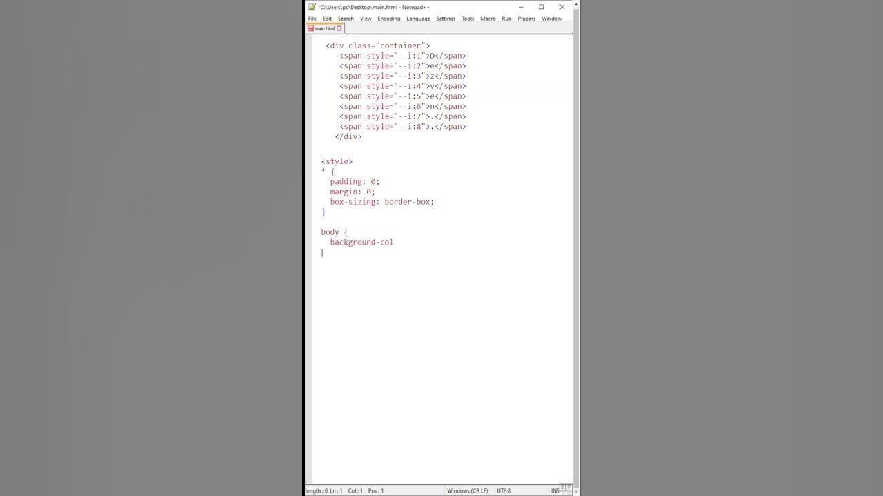 Amazing Jumping text animation | Typewriter Animation in CSS #html #htmlcss #htmltutorial #css ...