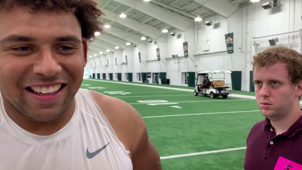Connor Heyward post-practice 8-27-19 - YouTube
