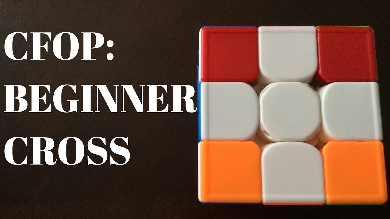 Cfop: beginners cross part #1 - YouTube