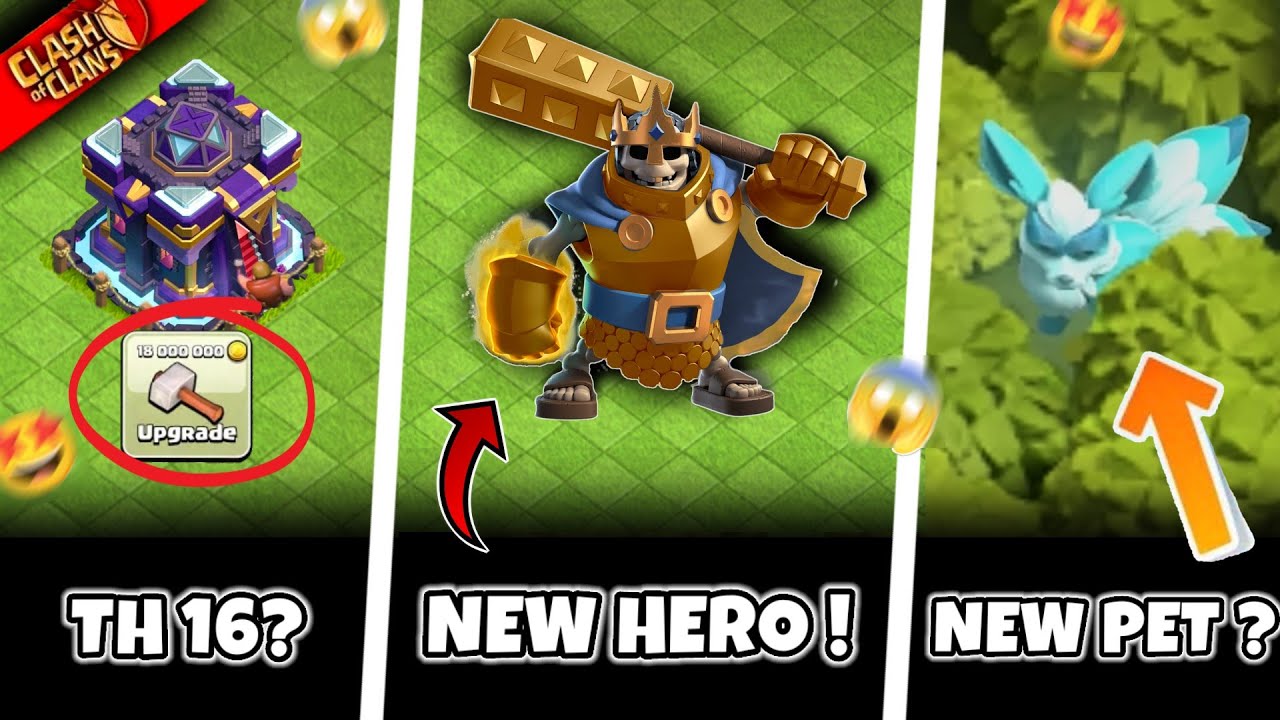 Finally TH16 is coming in CLASH OF CLANS | TH16 All Sneak Peaks - YouTube