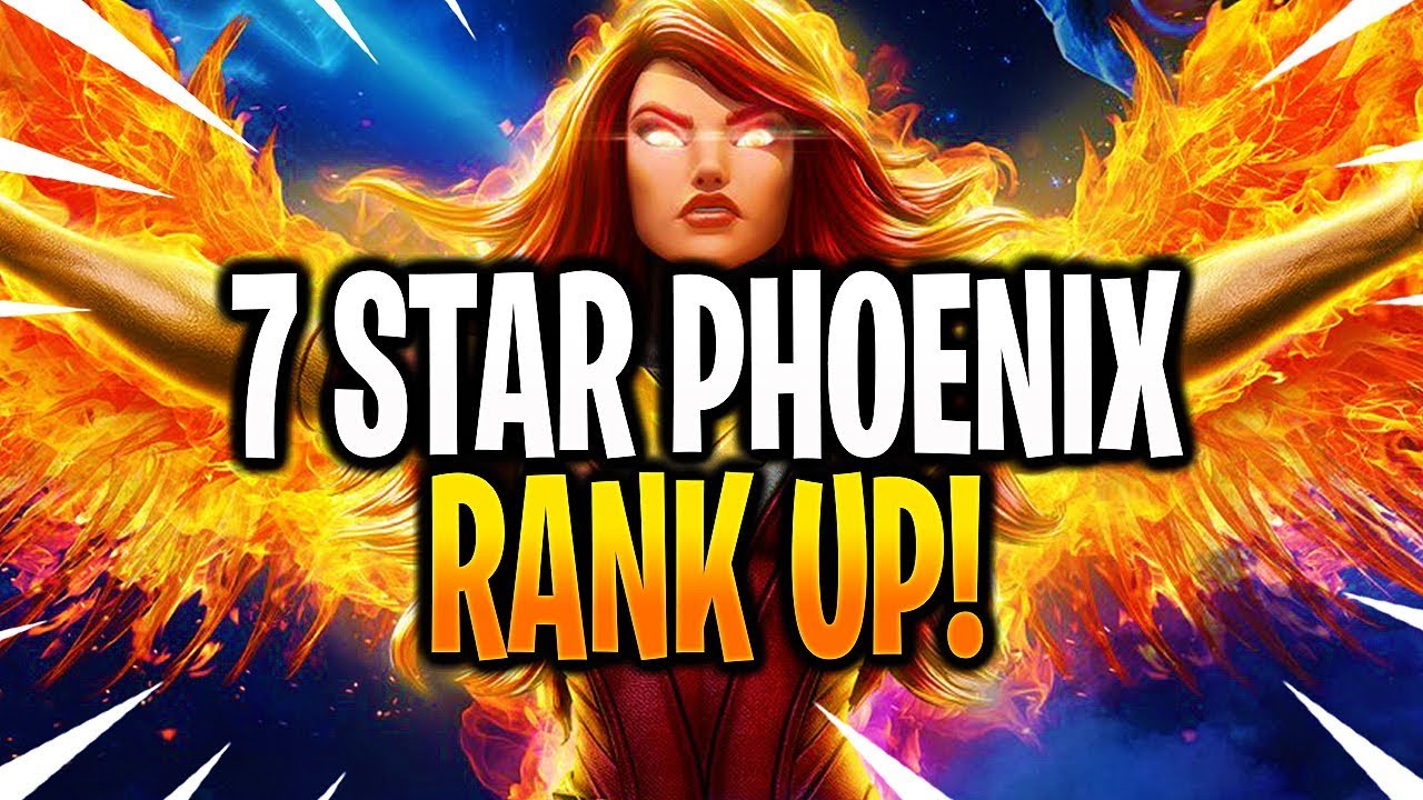 7 STAR PHOENIX RANK UP! (100K+ POWER) - MARVEL Strike Force - MSF - YouTube