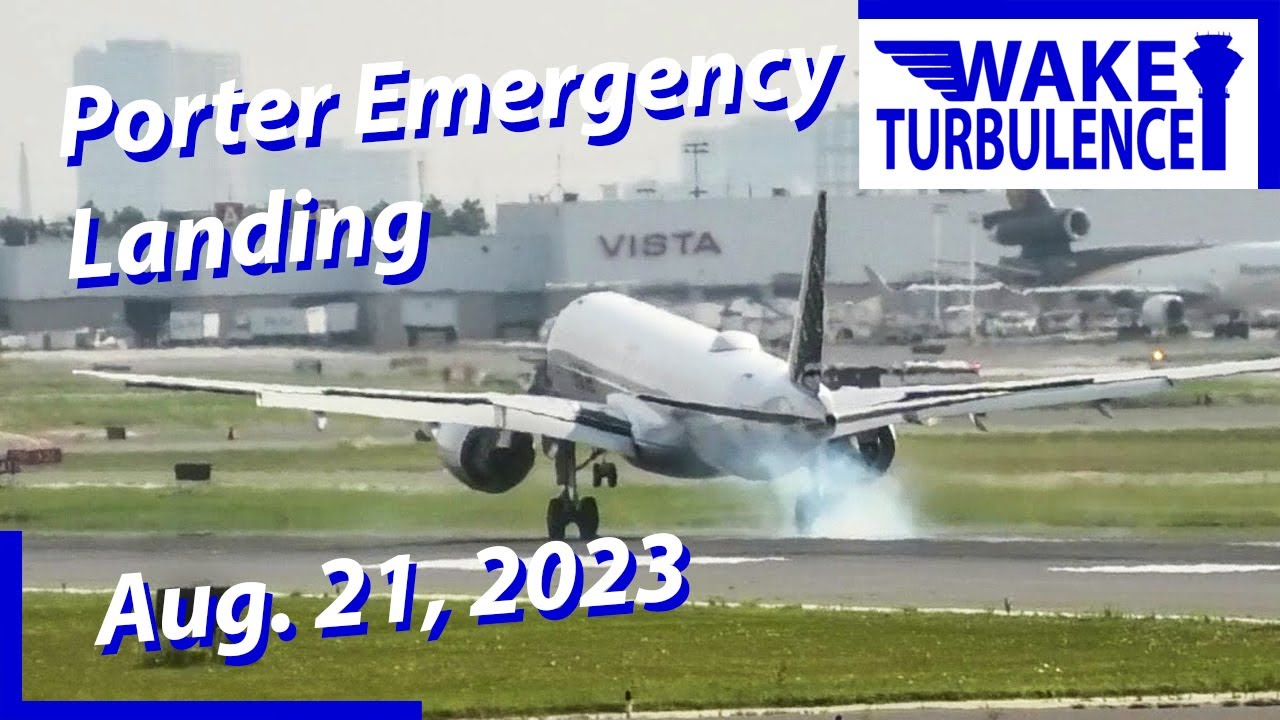 Porter Emergency Landing in Toronto - YouTube