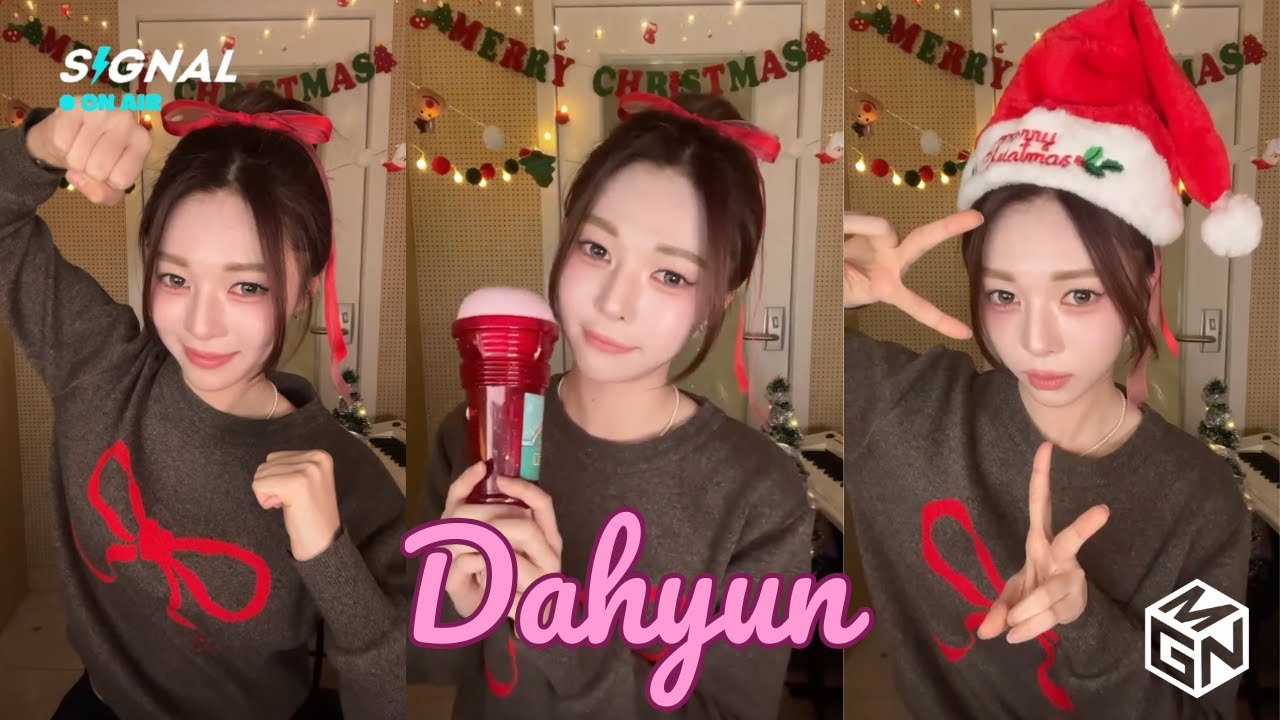 [ENG SUB] tripleS SIGNAL LIVE 241224 (Dahyun) - MC Soda Returns To ...