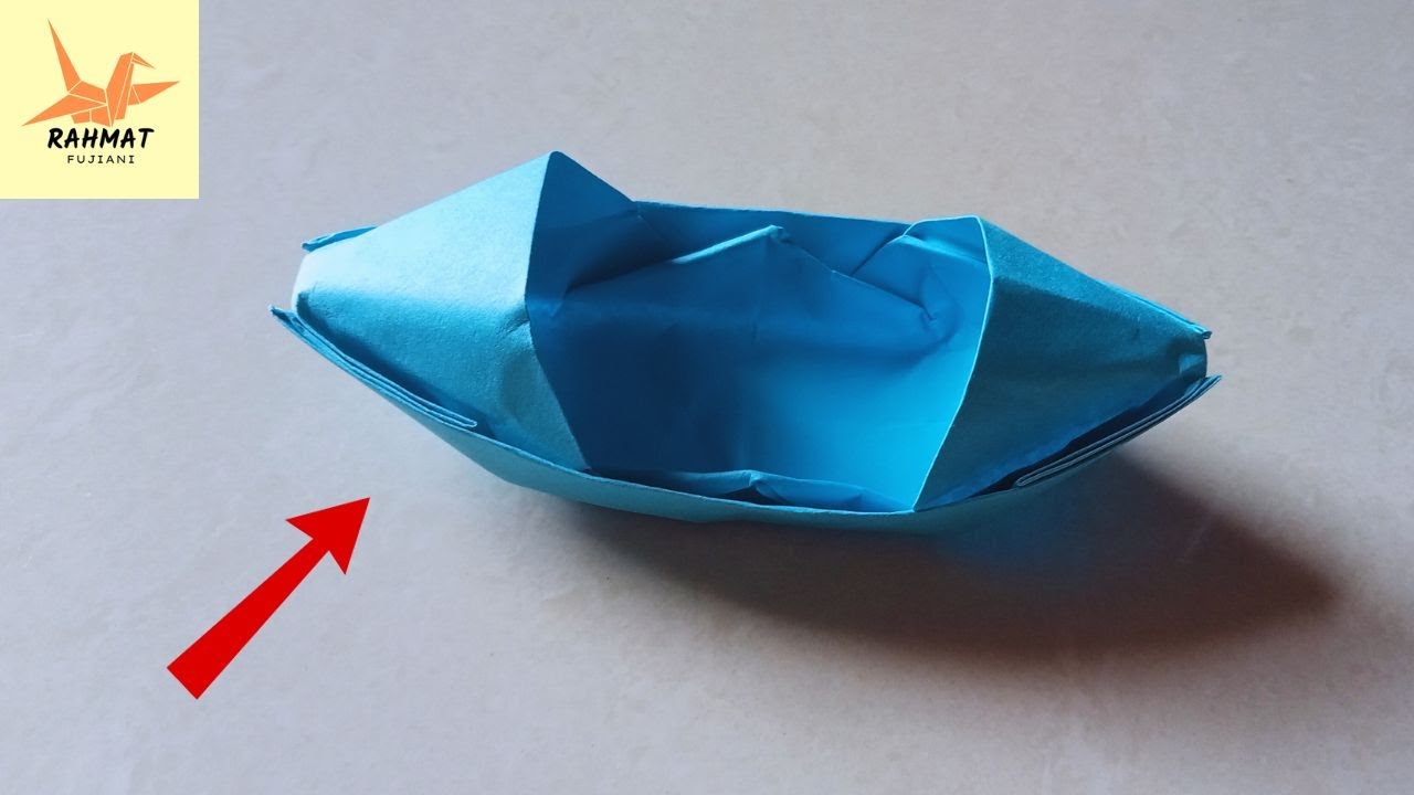 cara membuat perahu dari kertas origami yang mudah , cara membuat ...