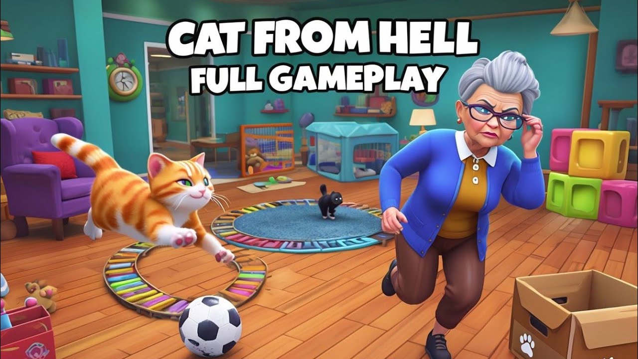 CAT FROM THE HELL! | FULL FUNNY GAMEPLAY - YouTube