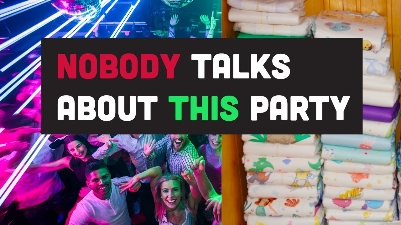 Exciting diaper party: My experience on the Diaper Dungeon - YouTube