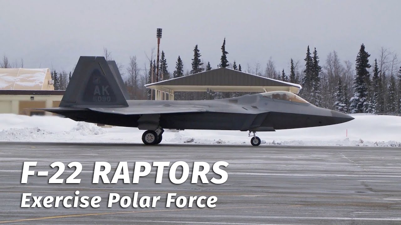 F-22 Raptors in Action in Alaska - YouTube