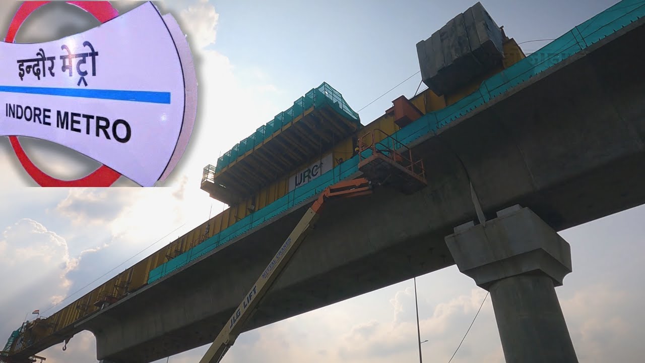 Super corridor Indore metro project construction in Indore city tour ...