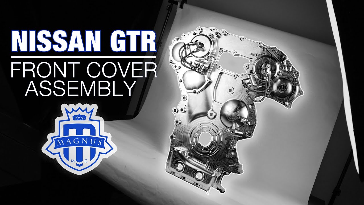 Magnus RWD GTR R35 Front Timing Cover Assembly - YouTube