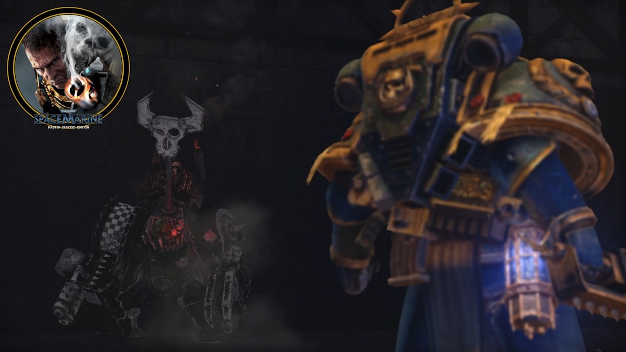 Warhammer 40K Space Marine | Ultramarine Titus vs Ork Warboss Grimskull ...