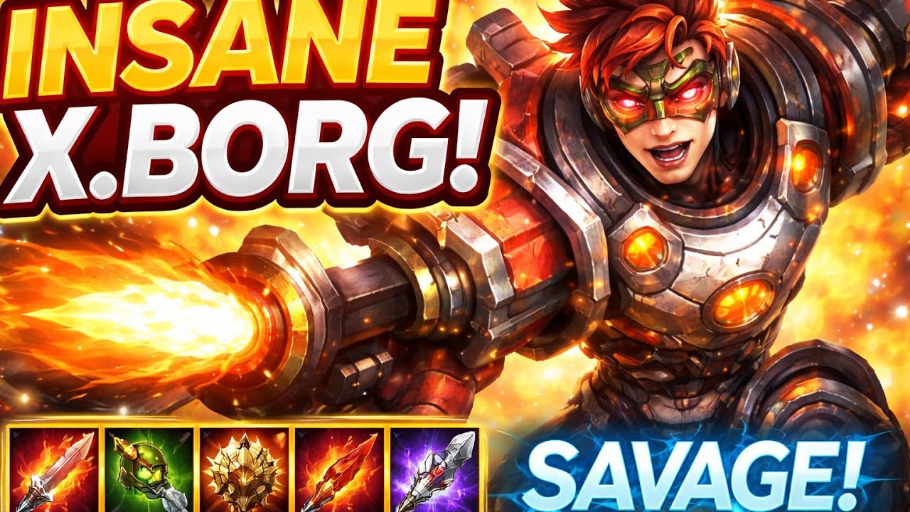 X.Borg No Mercy Gameplay | Carrying the Whole Team #044 #mobilelegends ...