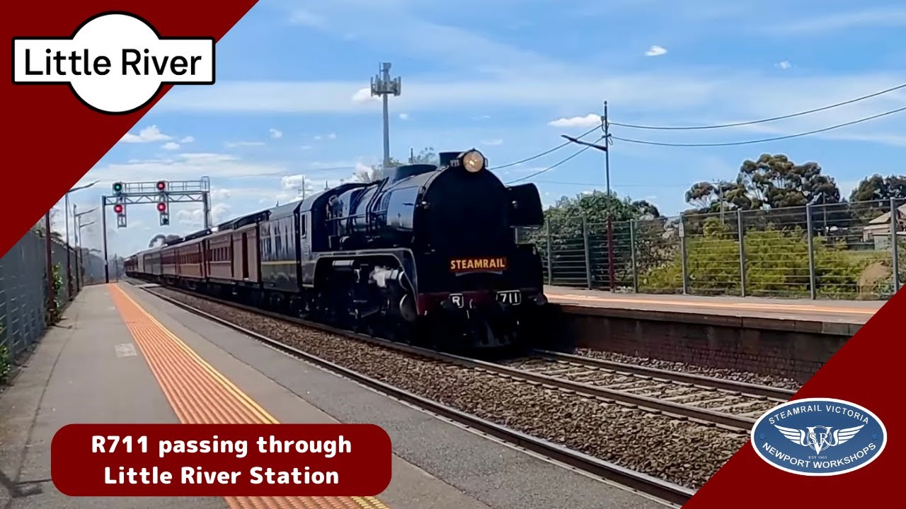 Steamrail's R711 going through Little river - YouTube