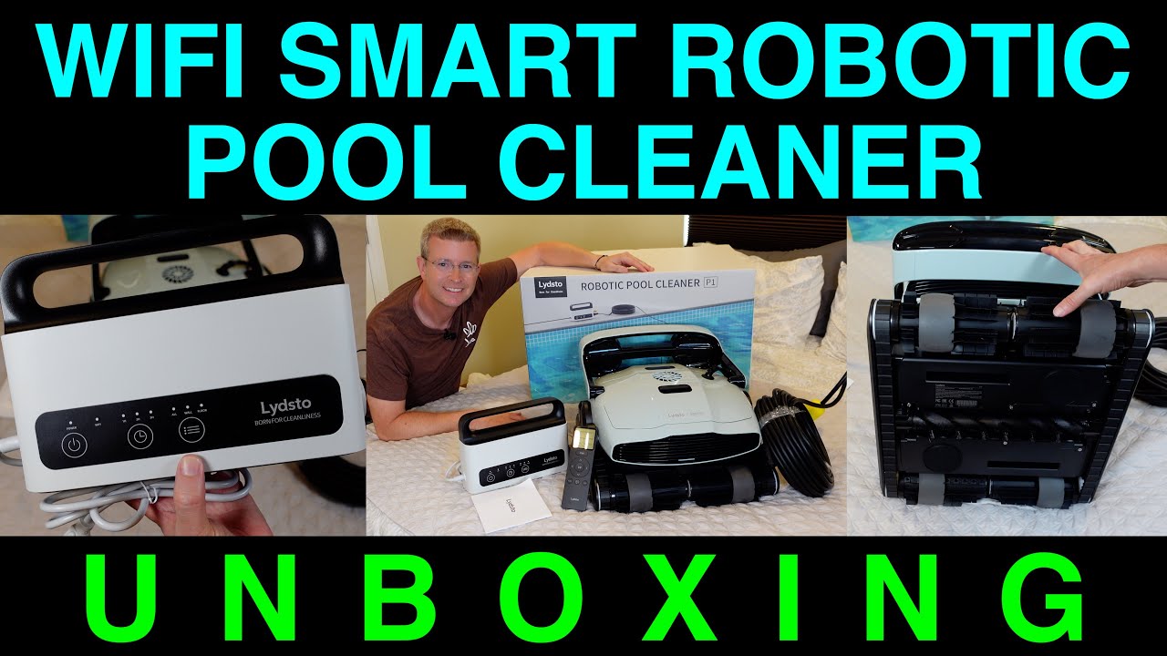 Unboxing P1 Smart Pool Robot Floor & Wall Cleaner by Lydsto - YouTube