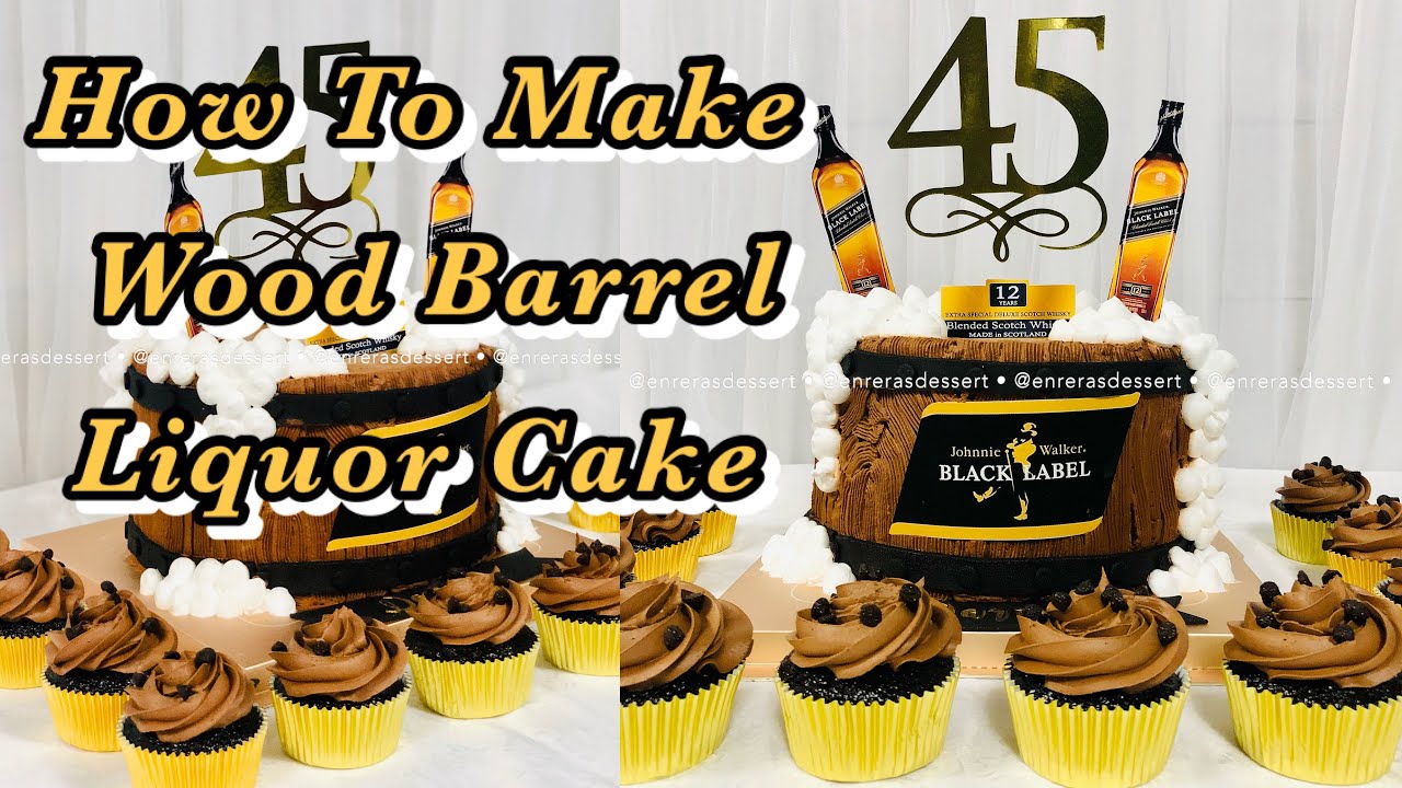 How To Make Liquor Cake | Cake Decorating Ideas - YouTube