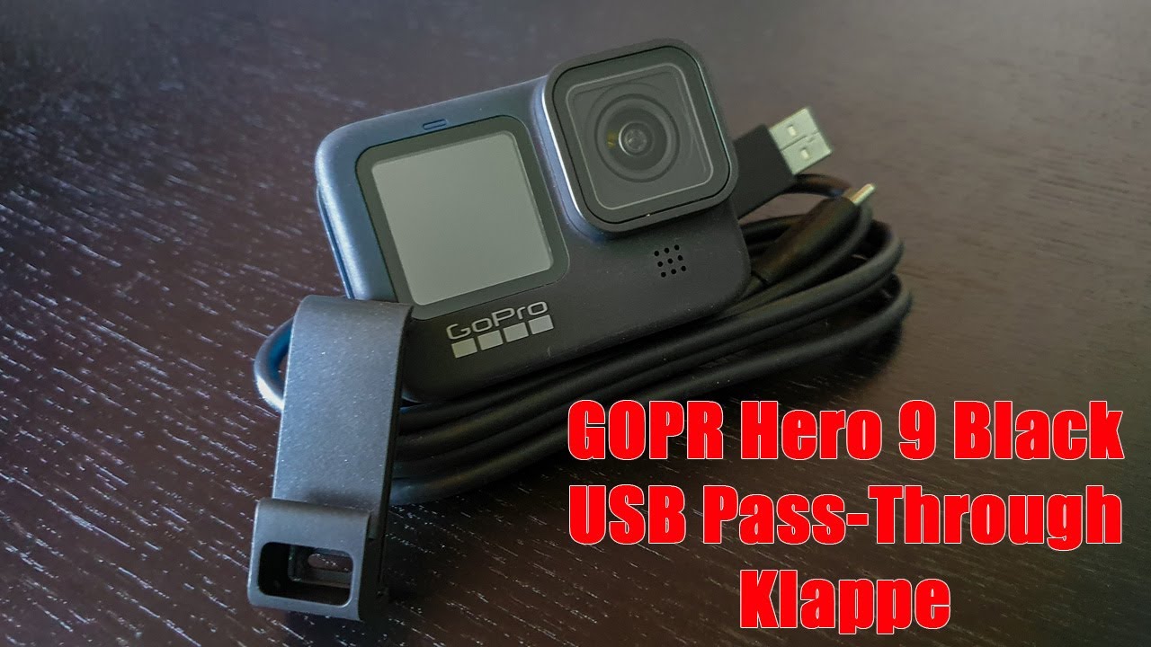 GoPro USB Pass Through Klappe Hero 9 Black | VivaAlex - YouTube