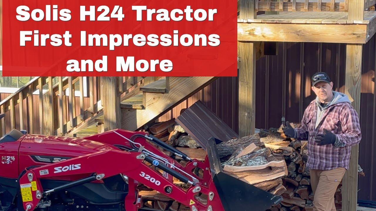 SOLIS H24 COMPACT TRACTOR FIRST IMPRESSIONS AND MORE - YouTube