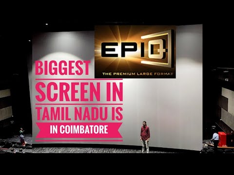 biggest EPIQ screen in tamilnadu @coimbatore #epiq #qube #coimbatore # ...